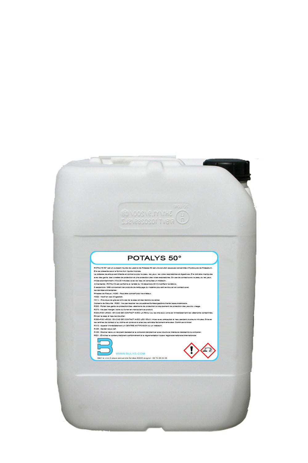 Lessive de potasse 50° POTALYS, BULYS